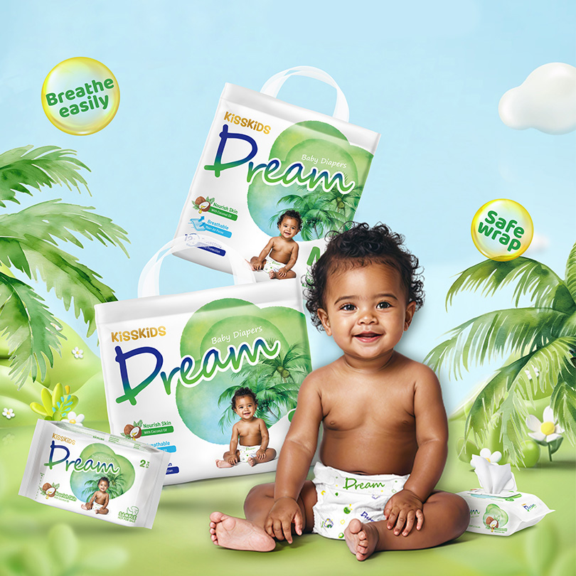KISSKIDS DIAPER-Super Dry Diaper For Africa